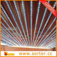 China Blue acrylic bead chain curtain for room decor for sale