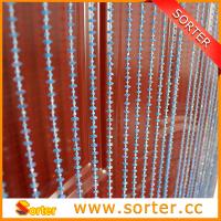 China Blue acrylic bead chain curtain for room decor for sale