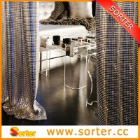 China Silver Metal Sequin Cloth with 4-Branch Aluminum Flakes for Interior & Clothing Design Applications for sale