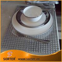 China Silver Metal Sequin Cloth with 4-Branch Aluminum Flakes for Interior & Clothing Design Applications for sale