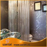 China Silver Metal Sequin Cloth with 4-Branch Aluminum Flakes for Interior & Clothing Design Applications for sale