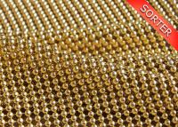 China Gold Metal Sequin Cloth with 4-Branch Spider Design - Flexible Aluminum Flakes for Interior & Fashion Applications for sale