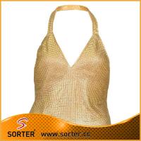 China Gold Metal Sequin Cloth with 4-Branch Spider Design - Flexible Aluminum Flakes for Interior & Fashion Applications for sale