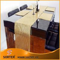 China Gold Metal Sequin Cloth with 4-Branch Spider Design - Flexible Aluminum Flakes for Interior & Fashion Applications for sale
