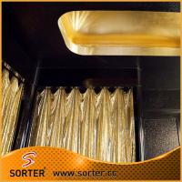 China Gold Metal Sequin Cloth with 4-Branch Spider Design - Flexible Aluminum Flakes for Interior & Fashion Applications for sale