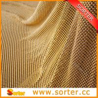 China Gold Metal Sequin Cloth with 4-Branch Spider Design - Flexible Aluminum Flakes for Interior & Fashion Applications for sale