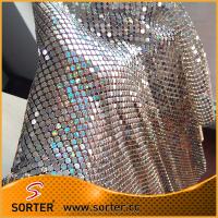 China Holographic Silver Metal Sequin Cloth - 4-Branch Aluminum Flake Design for Interior & Clothing Applications for sale