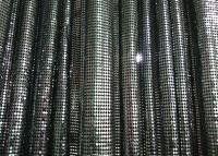 China Gunmetal Metal Sequin Cloth with 4-Branch Spider Pattern for Interior and Clothing Design Applications for sale