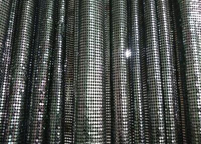 China Gunmetal Metal Sequin Cloth with 4-Branch Spider Pattern for Interior and Clothing Design Applications for sale