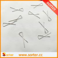 China 33mm x 28mm Stainless Steel X-Shape Shirt Clips - Rustproof Metal Fasteners for Garment Manufacturing for sale