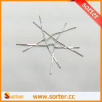 China 33mm x 28mm Stainless Steel X-Shape Shirt Clips - Rustproof Metal Fasteners for Garment Manufacturing for sale