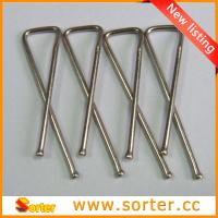 China 33mm x 28mm Stainless Steel X-Shape Shirt Clips - Rustproof Metal Fasteners for Garments for sale