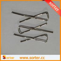 China 33mm x 28mm Stainless Steel Round Shirt Clips with Custom Word Engraving - X-Shape Design for sale