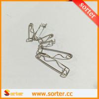 China Nickel-Free Crimp Safety Pins 16mm-32mm for Garment Tags and Badges - Rustproof Steel Alloy for sale