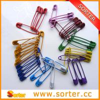 China Industrial Colorful Safety Pins - 1-inch & 2-inch Metal Fasteners for Garment Tagging and Textile Applications for sale