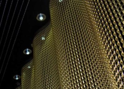 China Antique Brass Double Jack Chain Curtain - Anodized Aluminum Fly Screen for Doors with 7 Color Options for sale