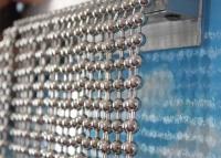 China Steel Alloy Metal Ball Room Divider Curtain - 4mm 6mm 8mm 10mm Silver Beaded Doorway Separator for sale