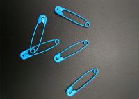 China Blue Steel Safety Pins for Heavy-Duty Applications - Industrial Strength Fasteners for Wool, Leather & Canvas Materials for sale