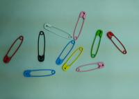 China Colorful Steel Safety Pins - Heavy Duty Fasteners for Textiles, Crafts & Industrial Applications for sale