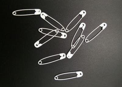 China White Steel Safety Pins for Heavy-Duty Textiles - Industrial Grade Fasteners for Wool, Leather & Canvas for sale