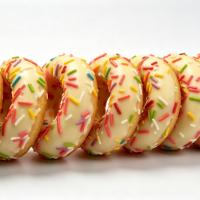 China Classic Recipe Donut-Shaped Cookies (Milk Flavor) Soft Inside Crunchy Outside Dessert for sale