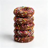 China Fun Shape Donut-Shaped Cookies (Cocoa Flavor) Sweet Coating Tea Time Companion for sale
