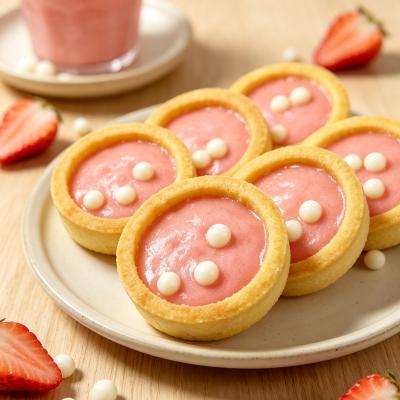 China Viral Internet Snacks Strawberry Filled Cookies Great For Tea Time for sale