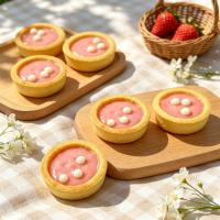 China Bite Sized Snack Strawberry Filled Soft Cookie With Melt In Mouth Texture for sale