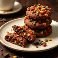 China Festive Edible Party Soft Baked Chocolate Chip Cookies Colorful Decor For Kids Birthday for sale