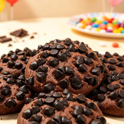 China All Ages Filling Snacks Chocolate Chip Cookies Outdoor Trip Mini Biscuits for sale