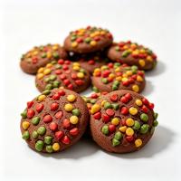 China Festive Edible Party Soft Baked Chocolate Chip Cookies Colorful Decor For Kids Birthday for sale