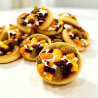 China Assorted Dried Fruits Pizza-shaped Cookies Suitable for All Ages for sale