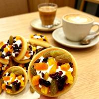 China Multi-Layer Fruity Pizza-Shaped Cookies Kids Favorite Snacks for sale