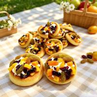 China Assorted Dried Fruits Pizza-shaped Cookies Suitable for All Ages for sale