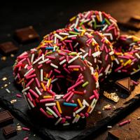 China Authentic Donut-Shaped Cookies (Cocoa Flavor) Rich Taste Energy Boosting Snack for sale