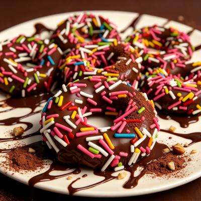 China Authentic Donut-Shaped Cookies (Cocoa Flavor) Rich Taste Energy Boosting Snack for sale