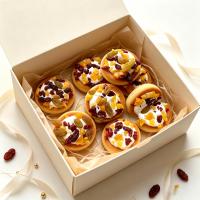China Fruits Blended Pizza-shaped Cookies Milky Crispy Texture for sale
