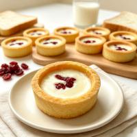 China Eye Catching Round Tart Shape Soft Filled Cookies Yogurt Flavored Viral Dessert for sale