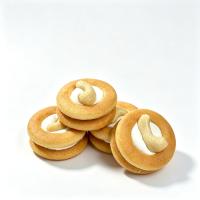 China Nutty Fragrant Cashew Mini Sandwich Cookies Holiday Party Dessert for sale