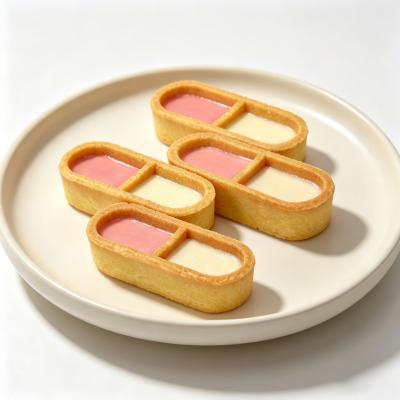 China Crispy Melt In Mouth Amton Strawberry Yogurt Cookies Afternoon Tea Treats for sale