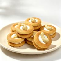China OEM ODM Cashew Mini Sandwich Cookies Healthy Daily Snack For All Ages for sale