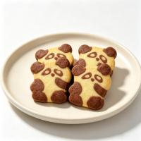 China Freshly Baked Panda-Shaped Cookies (Cocoa Flavor) Crunchy Sharing Pack For Friends for sale