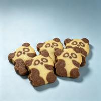 China Adorable Look Cocoa Flavored Asian Panda Cookies Tasty Chocolate Holiday Festival Gift for sale