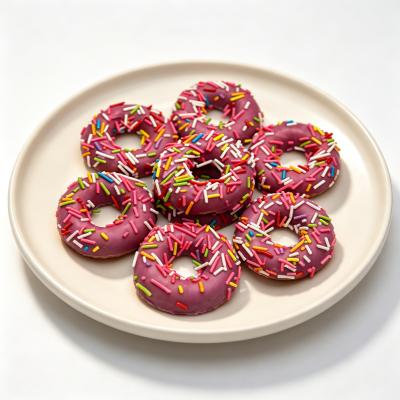 China Holiday Decoration Donut-Shaped Cookies (Purple Sweet Potato Flavor) Tasty Treats for sale
