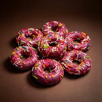 China Holiday Decoration Donut-Shaped Cookies (Purple Sweet Potato Flavor) Tasty Treats for sale
