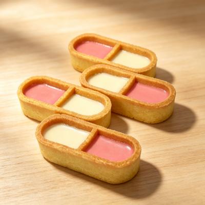 China Balanced Sweetness Amton Strawberry Yogurt Cookies All AgeS Leisure Biscuit for sale