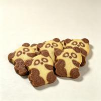 China Cocoa Flavored Panda Asian Cookies Mellow Taste Crispy Cookie Snack Food for sale