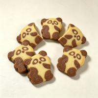 China Two Tone Layer Chinese Panda Cookies  Kid Friendly Snack Great Gift Choice for sale