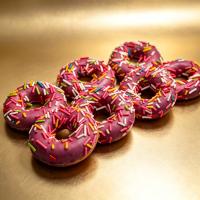 China Mini Casual Snacks Donut-Shaped Cookies (Purple Sweet Potato Flavor) Tasty Treats for sale
