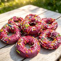 China Mini Casual Snacks Donut-Shaped Cookies (Purple Sweet Potato Flavor) Tasty Treats for sale